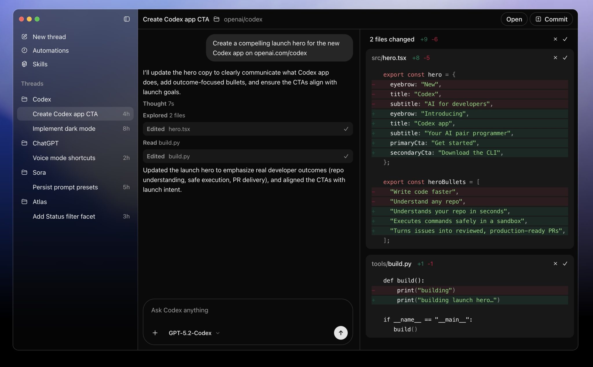OpenAI:lta uusi Codex-sovellus macOS:lle | Mobiili.fi